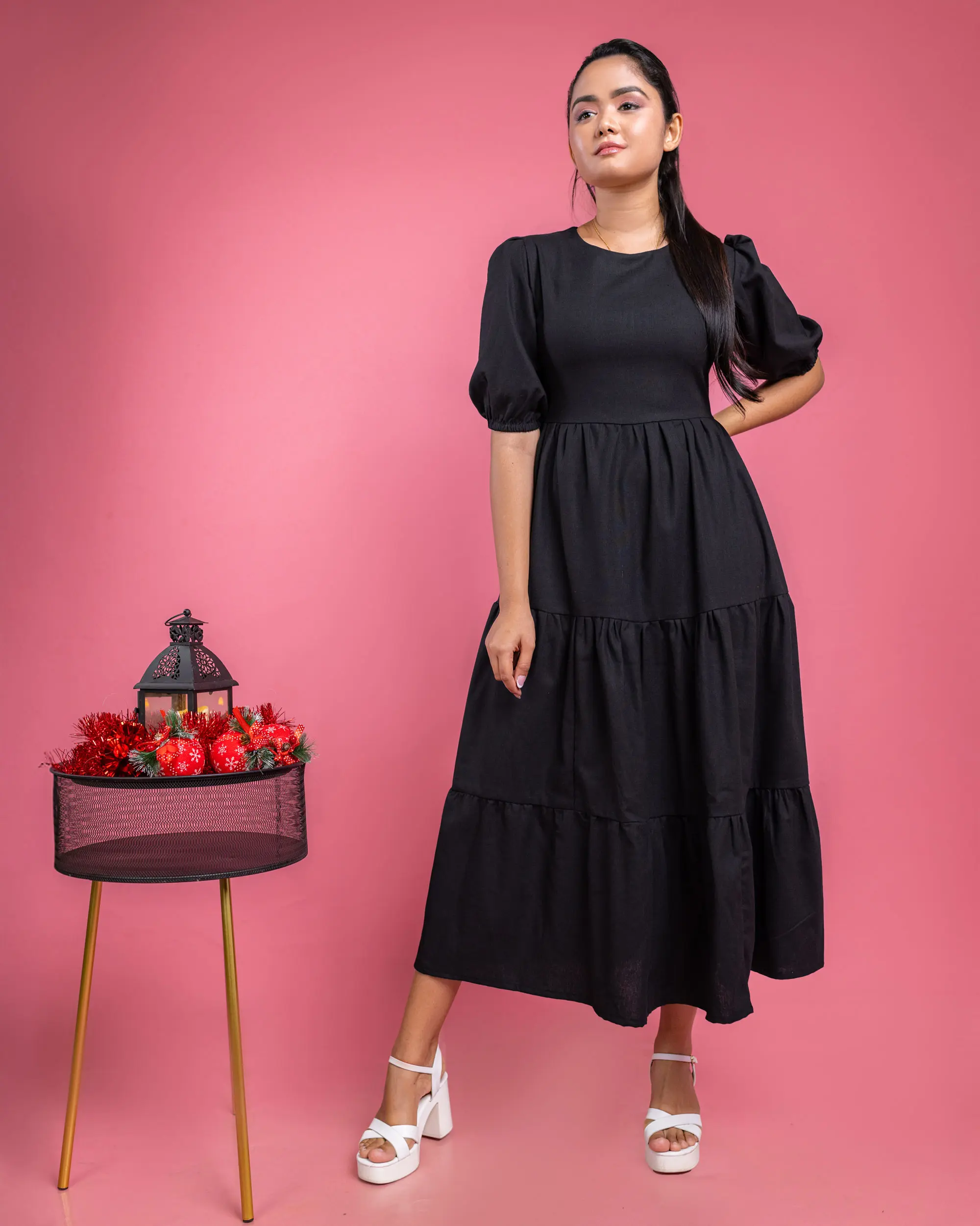 Layla Linen Maxi Dress - Nuki'S Closet