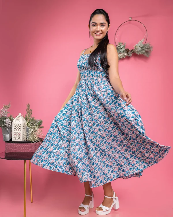 Merida Smoke Midi Dress - Nuki'S Closet