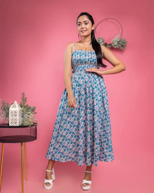 Merida Smoke Midi Dress - Nuki'S Closet